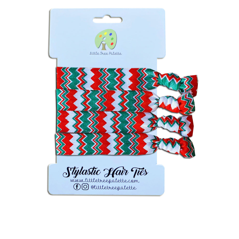 Chevron Hair Tie - Christmas – My Store